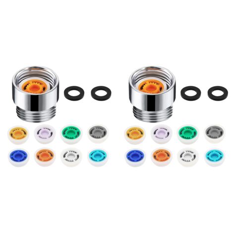 Set of 22 Shower Flow Reducers, Water Saving Insert, Flow Limiter, for ...