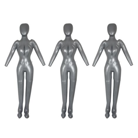 3X Full Body Inflatable Female Model with Window Display Props Ladies ...