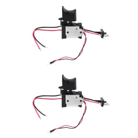 2X DC7.2-24V Electric Drill Switch Without Button Speed Control Trigger ...