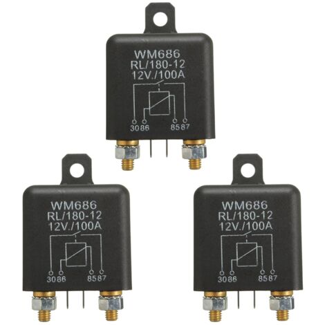 3X Split Load Resistor Switch 100Amp 4-Pin On/Off