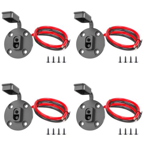 SAE Connector, Sidewall Port Weatherproof Socket, Flush Mount Panel ...