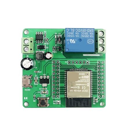 ESP32-WROOM Single Channel Relay Development Board Single Relay Module DC 7-60V Power Supply for ...