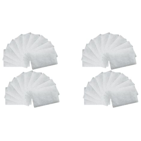 100 Pieces Universal Disposable Replacement Filters Cotton Filter Sleep ...