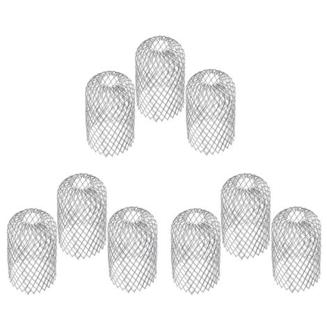 9 Pcs Gutter Guard Filters Roof 3 Inch Widen Strainer Aluminum Filter ...
