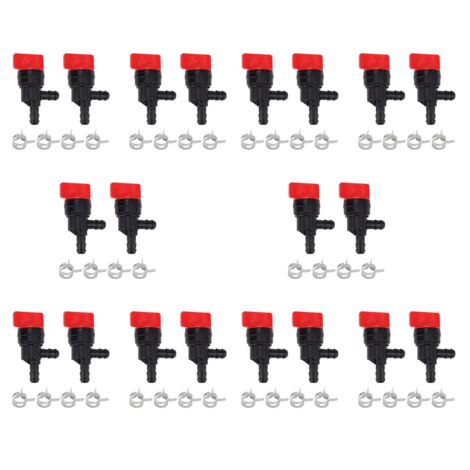 20Pcs 1/4 Inch 90 Degree Fuel Shutoff Fittings for 698181 494539 697944 ...