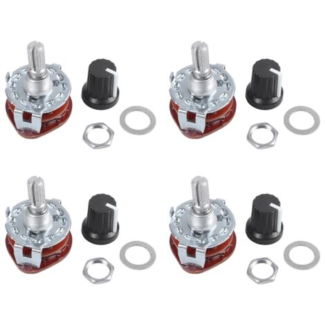 4X Electronic Machine 4P3T 4Pole 3 Position 2 Deck 16 Pin Rotary Switch