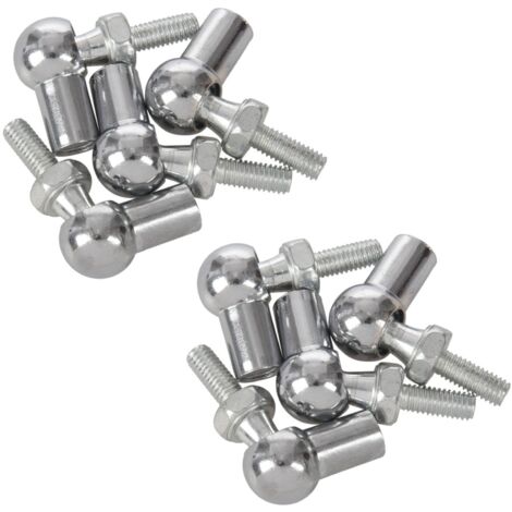 6mm Male Thread L Shape Ball Joint Bearings 8Pcs