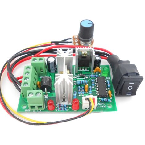 PWM DC Motor Speed Controller Switch 20A Current Regulator 10-60V 150W ...