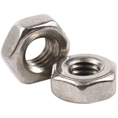 100Pcs M3 Nut 3mm Hexagon