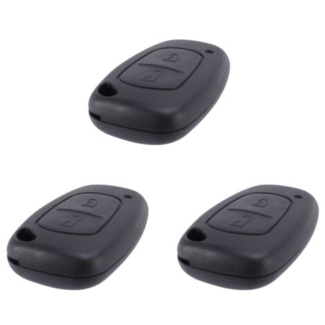 3X Remote Key Fob Case with 2 Buttons for Opel Movano / Vivaro Trafic