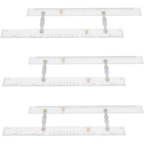 3X Marine Ruler Parallel Charts Mapping Points Draw 450MM