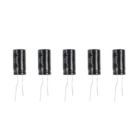 Radial Electrolytic Capacitor 1000UF 50V 105C 25 x 13 mm - Black (Pack of 10)