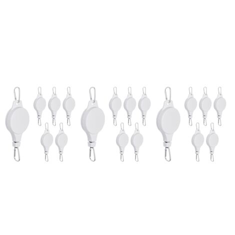 18 Pack Plant Pulleys Retractable Plant Hanger Easy Reach Pulley Wheel ...