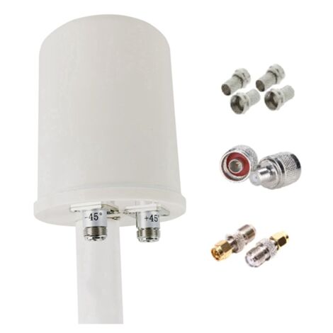 Mimo Antenna Feed 2X32DBi 5G 1700-4000 MHz 2G 3G 4G LTE External Power ...