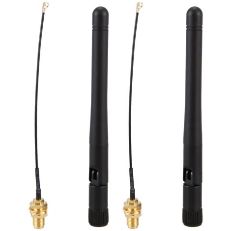 2X 433Mhz Antenna 3Dbi GSM RP-SMA Plug Rubber Waterproof Lorawan + IPX ...