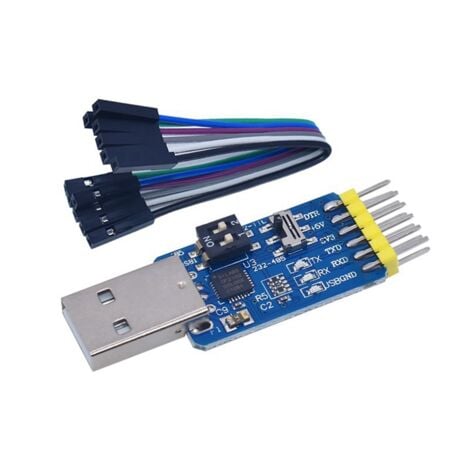 6 in 1 Multifunctional USB to UART Serial Port Module USB TTL 485 232 ...