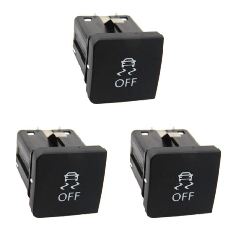 3X ESP OFF ASR Electronic Stability Program Switch Button Anti-Slip for ...