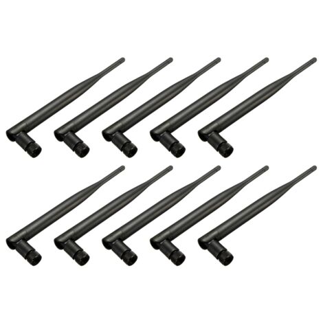 10X 2.4GHz 5DBI Omnidirectional WIFI Booster Antenna RP-SMA WLAN for ...