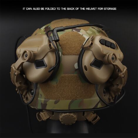 Tactical Headset Bracket Helmet Mounted Accessory Rail Adapter Kit ...