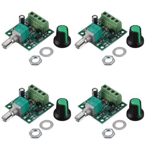 4X DC Motor Speed Controller Module Low Voltage DC PWM 1.8V 3V-5V-6V 12V 2A