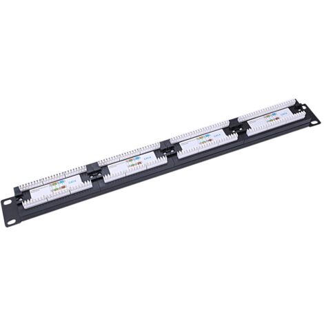 UTP 24 Port Rj45 Patch Panel Wall Mount Cable Rack Tool Connector Lan ...