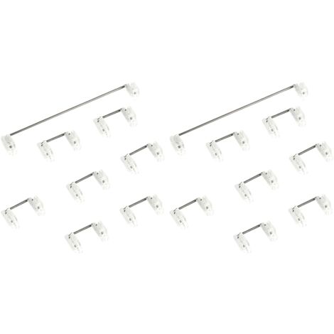 2X Mechanical Keyboard Cherry Mx Switch Pcb Mounted Stabilizer Clear ...