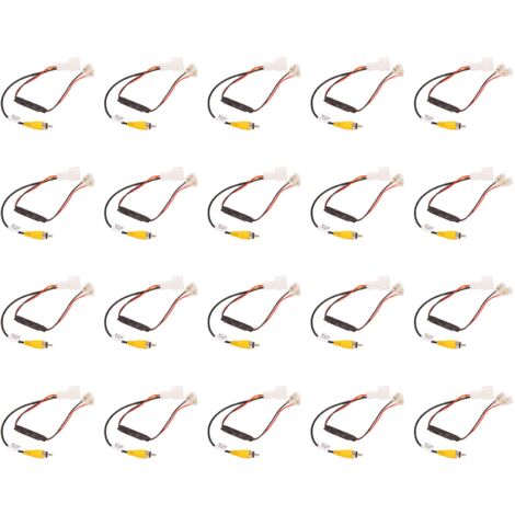 20X 4 Pin Car Rear View Camera Retention Wiring Harness Cable Plug ...