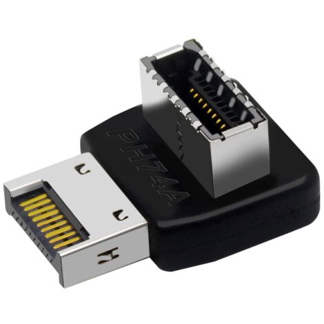 Computer Motherboard Type-E USB 3.1 Interface 90 Degree Elbow Direction ...