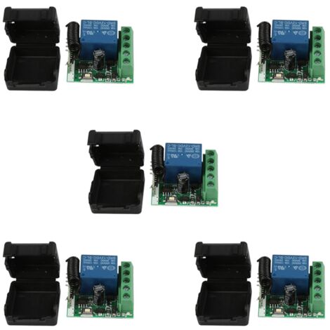 5X 12V DC 1CH 433MHz RF Remote Control Switch Without Relay Module ...