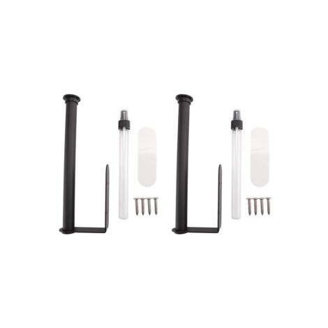 2X Paper Towel Holder with Spray Bottle, Wall Mounted Hanging Towel ...