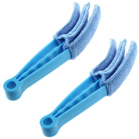 2X Minifiber Triple Blind Cleaner Venetian Shutters Slats Feather Duster