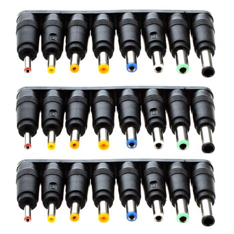 3 Sets 8 Sockets Universal DC Power Plug Converter
