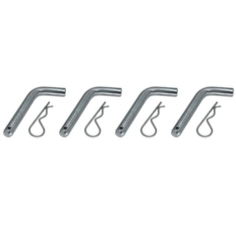 4X Trailer Hitch Pin and Clip Heavy Duty 5/8 Inch Diameter for Receiver ...