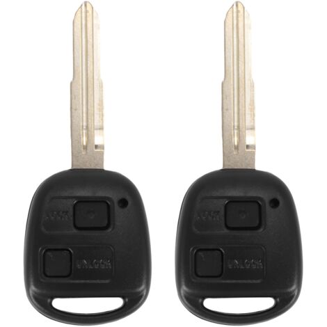 2X 2 Button Remote Key Shell for Yaris