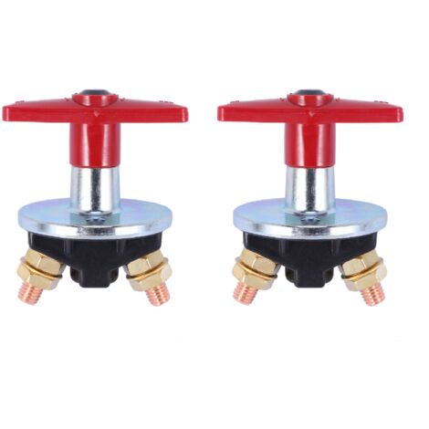 2X 1500 Amp Fixed Key Battery Isolator Electrical Cut Off Kill Switch ...