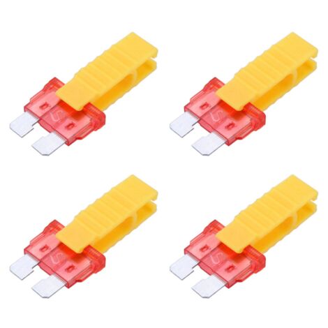 4X Automotive Tools Fuse Clips Extraction Tool for Car(Yellow)