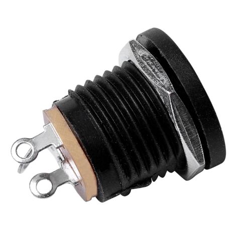 50 Pcs DC Jack Power Socket Panel Mount 2.1X5.5mm