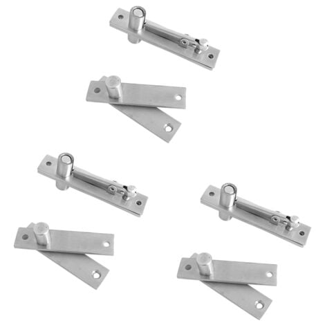3X Heavy Duty Pivot Hinge for Wooden Doors, Stainless Steel Door ...