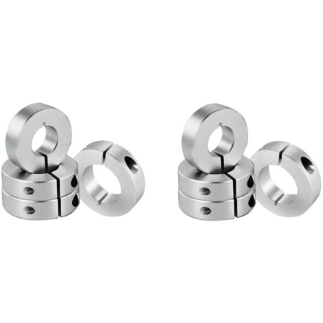 8 Pcs Split Shaft Collar Bore 20mm, Aluminum One-Piece Clamp, 40mm ...