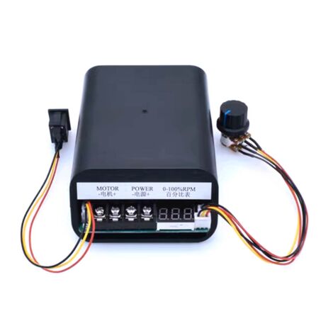 DC 10-55V 60A PWM Motor Speed Controller 0-100% RPM Adjustable Digital LED CW CCW Reverse and ...