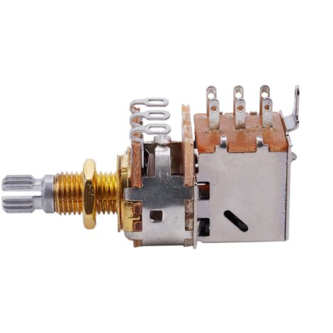 4X 500K Short Split Shaft Taper Audio Push/Pull Potentiometer