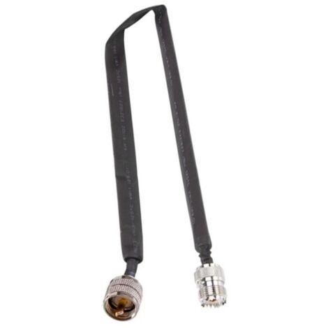 Window/Door Pass Through Flat RF Coaxial Cable SO239 UHF to UHF 50 Ohm ...