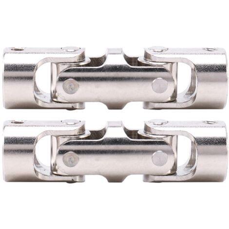 2X Remote Control Double Universal Joint Cardan Couplings with Screw, 8X8mm