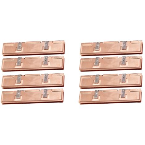 8Pcs Pure Copper RAM Heatsink Radiator for Memory Cooler Heat Cooling Desktop DDR2 DDR3 DDR4