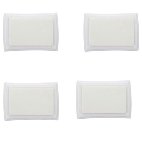 4X White Color Seal Ink Pad for Kids Non-Toxic