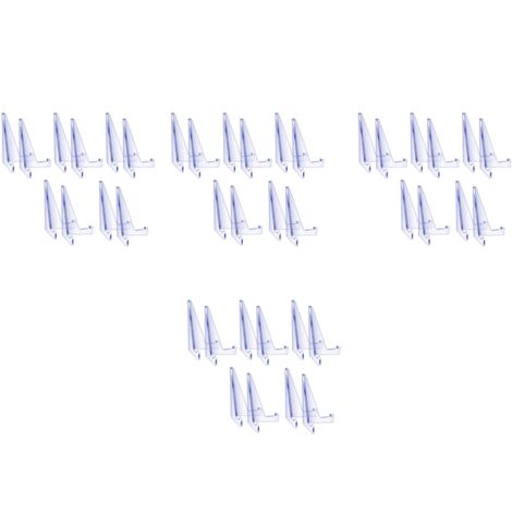 40 Pieces Series 35PT-360PT Card Holder Acrylic Display Stands for Baseball Football Sports Card ...