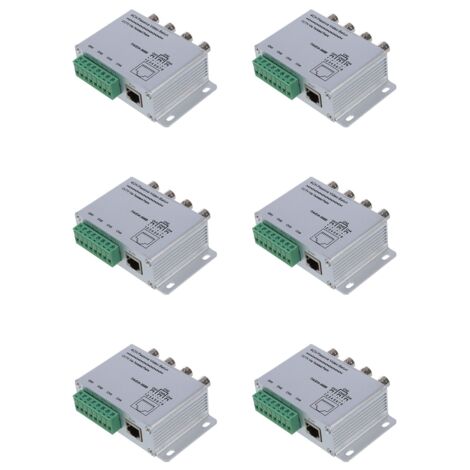 6X 4 Channel UTP Video Balun Transceiver