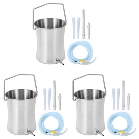 3X Stainless Steel Laema Bucket Health Medicine 2L Suitable for Two ...