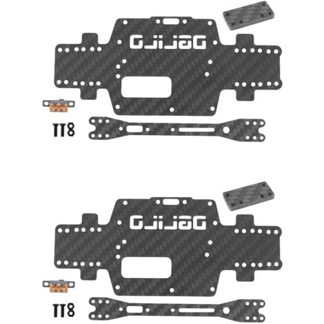 2X For K969 K979 K989 K999 Car Upgraded Fiber Chassis Lower Body Shell