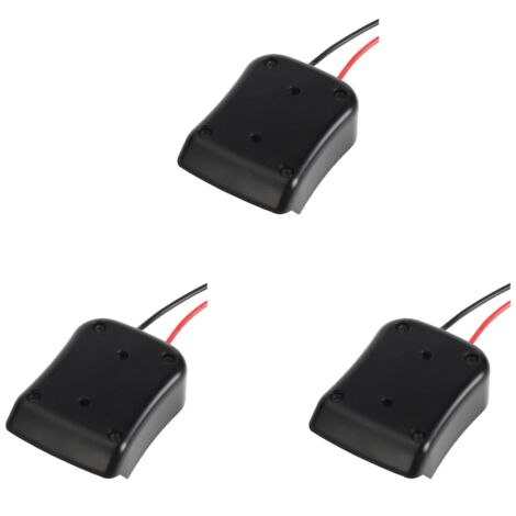3X 10.8V-12V Battery Dock Power Connector with 14AWG Wire Connectors ...